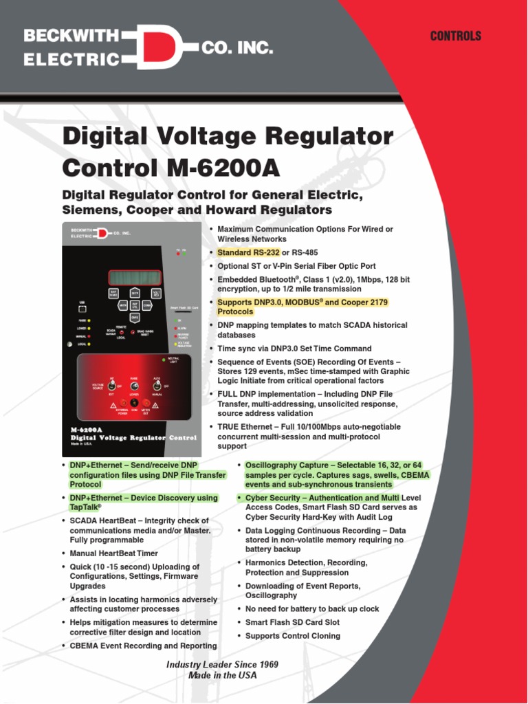 Beckwith M-6200A Specification | PDF | Computer Network | Port ...