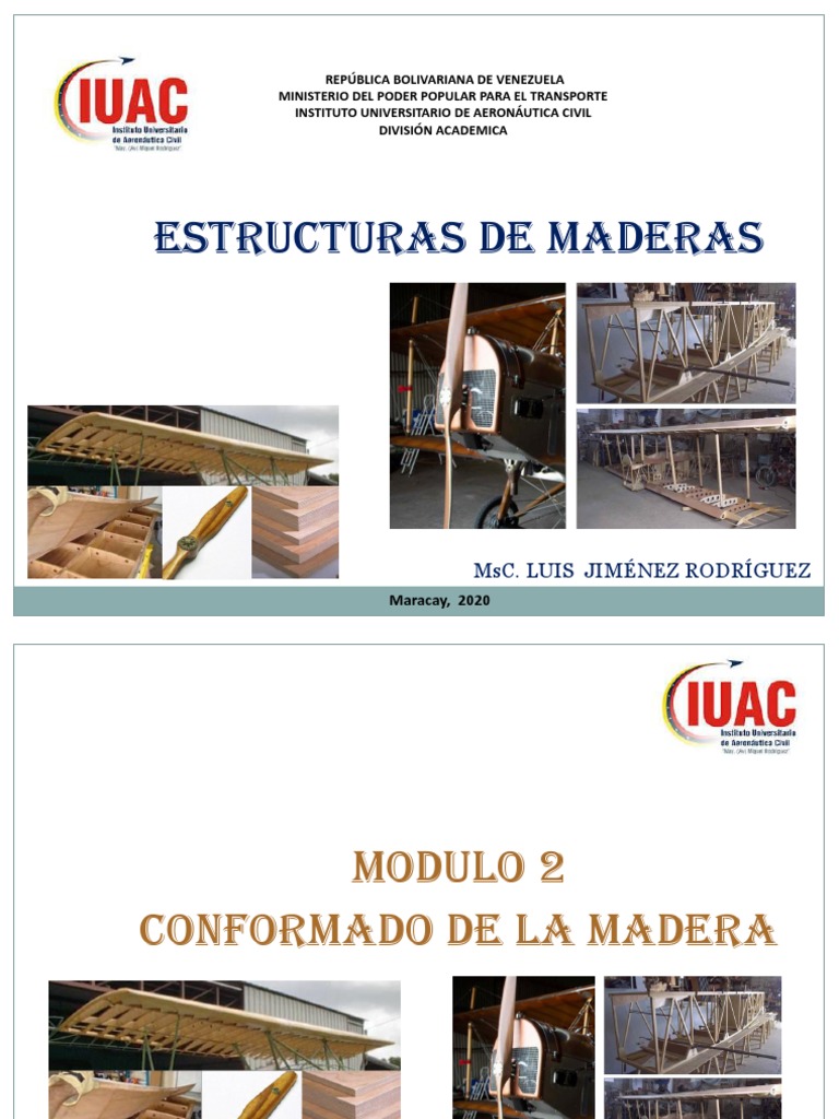 Modulo2 Parte1 Conformado De La Madera Pdf Herramientas Madera