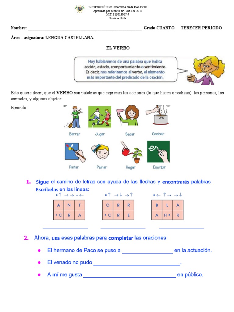 Grado Cuarto | PDF | Los símbolos