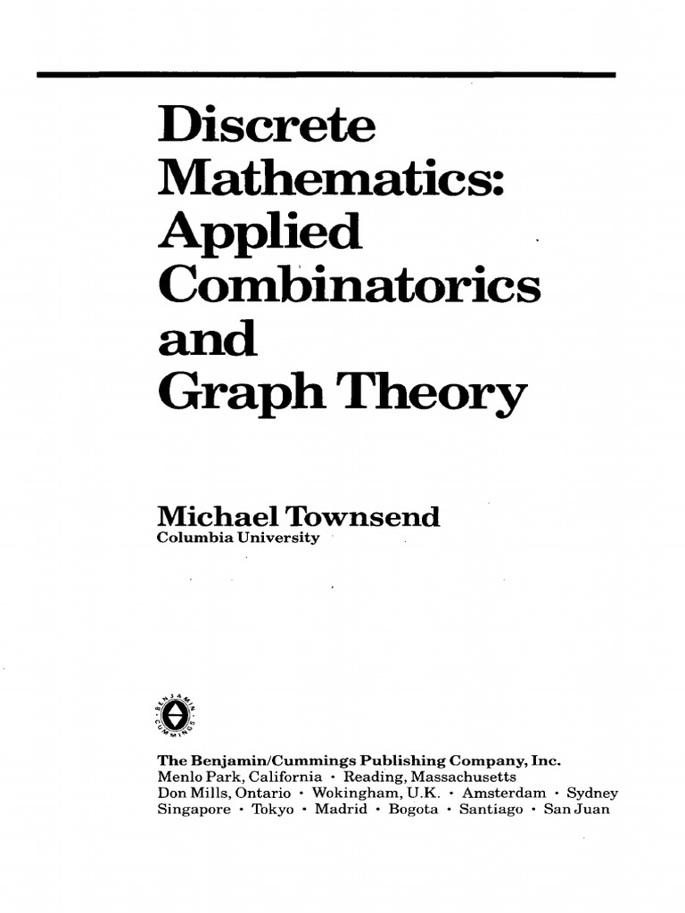 B459C | PDF | Recurrence Relation | Combinatorics
