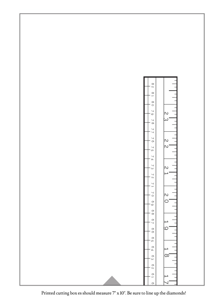 14 X 24 Printable Tailors Square Ruler | PDF
