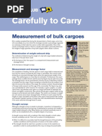 Stowage Factors for Bulk Cargo Types | PDF | Nature