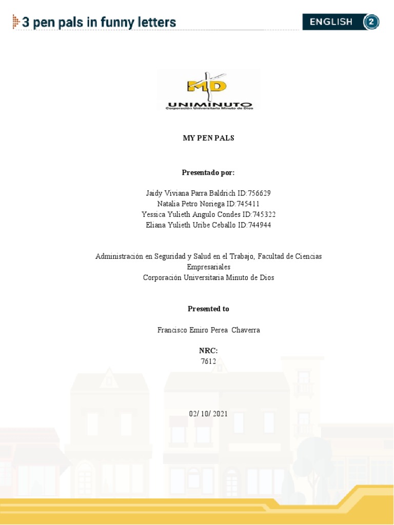 Pen Pal Application Form | PDF