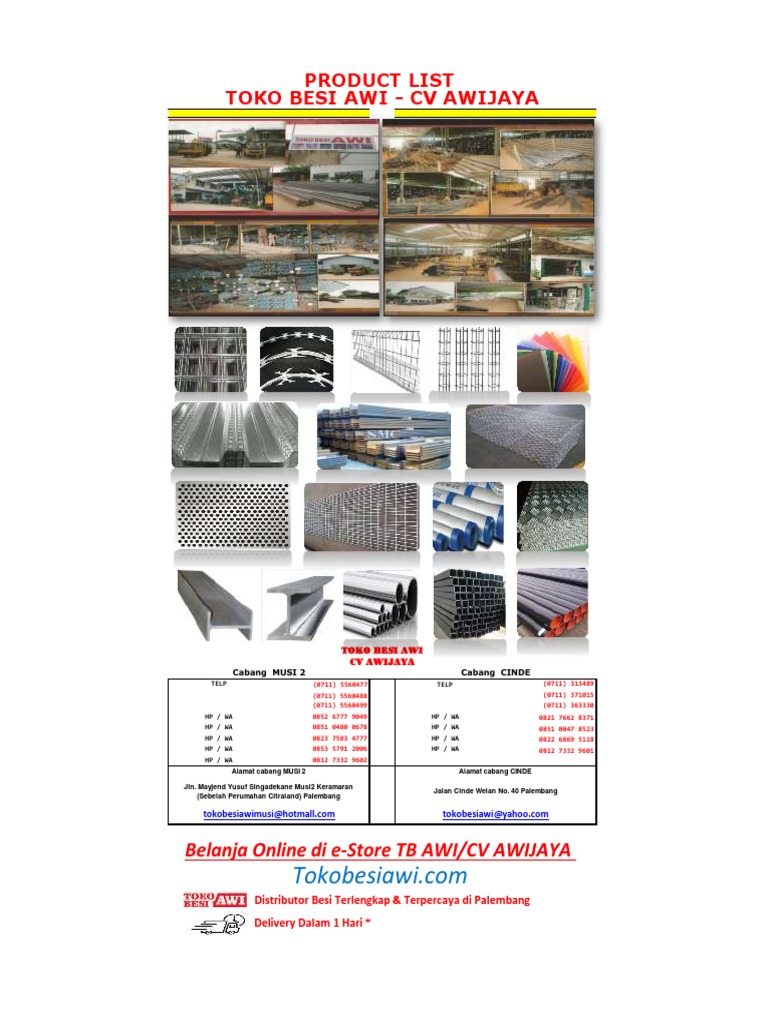 Katalog Besi Agustus 2021 2022 | PDF