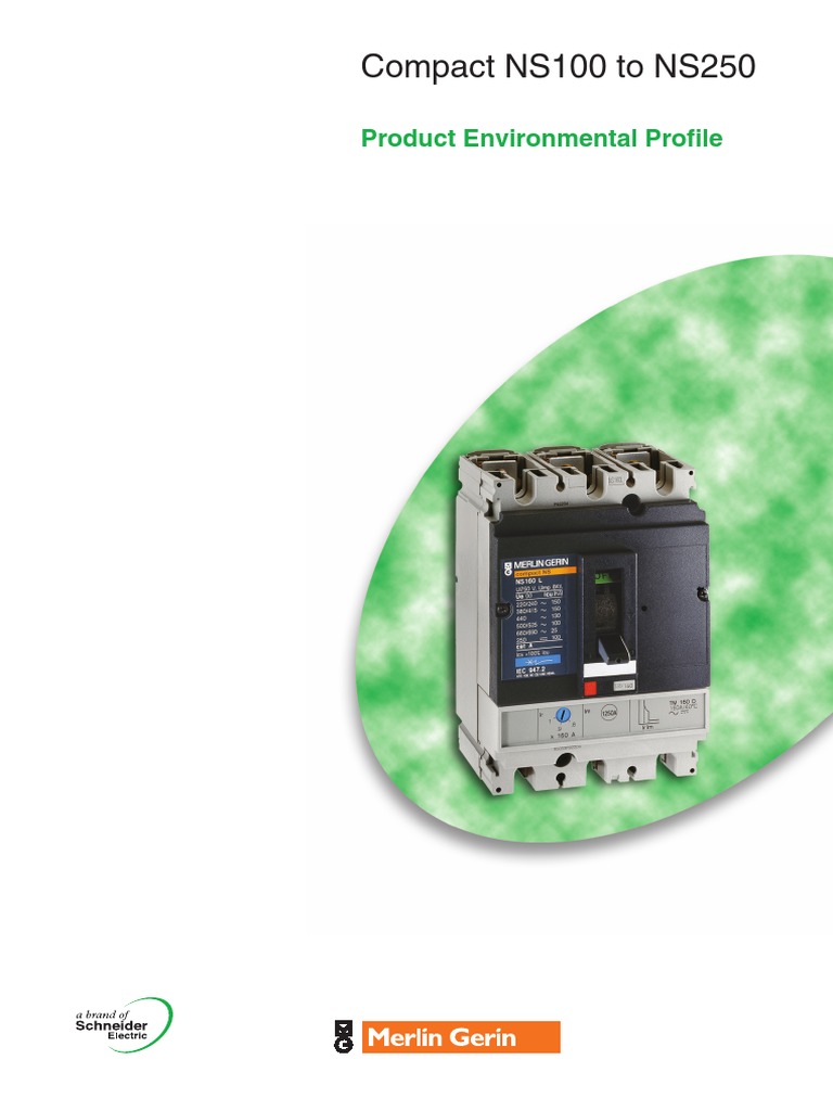 Compact NS100 To NS250: Product Environmental Profile | PDF | Life ...