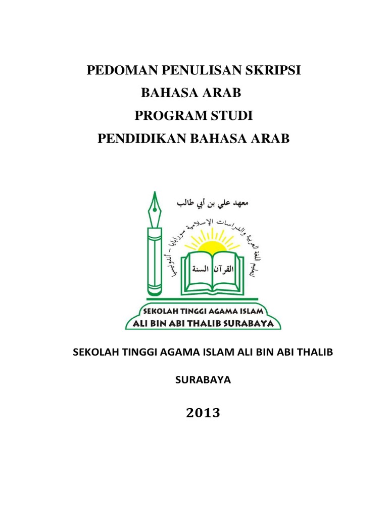 Panduan Skripsi STAI Ali Bin Abi Thalib Surabaya | PDF