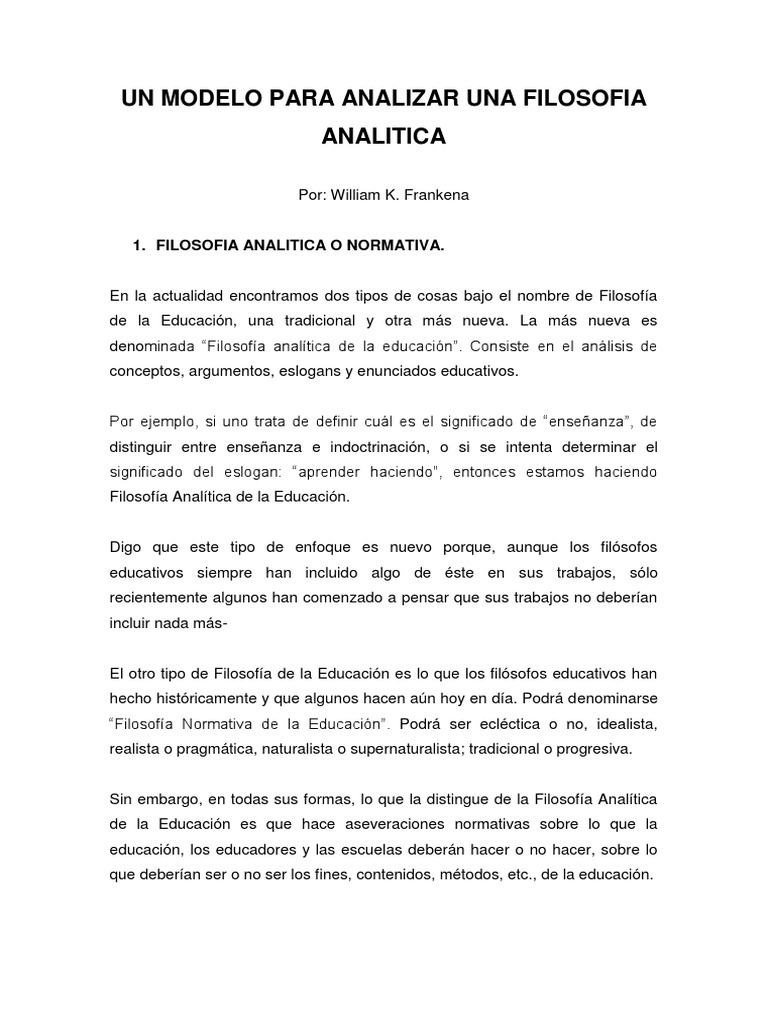 William K - Frankena | PDF | Conocimiento | Epistemología