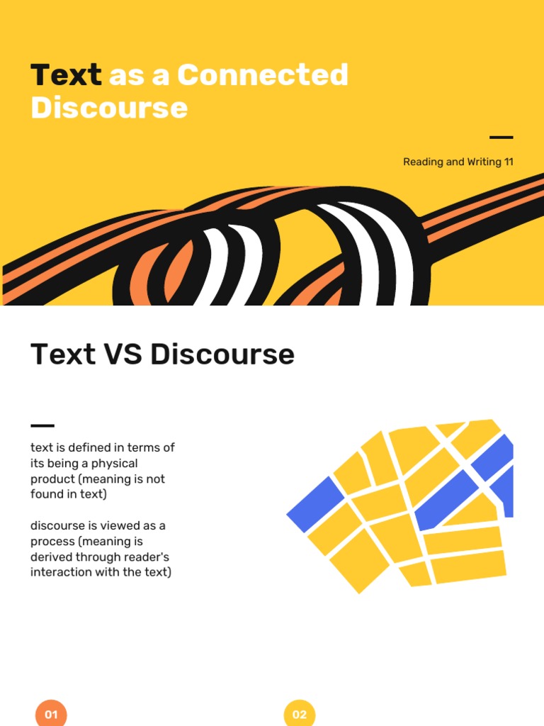 Text As A Connected Discourse PDF Reading Comprehension Linguistics