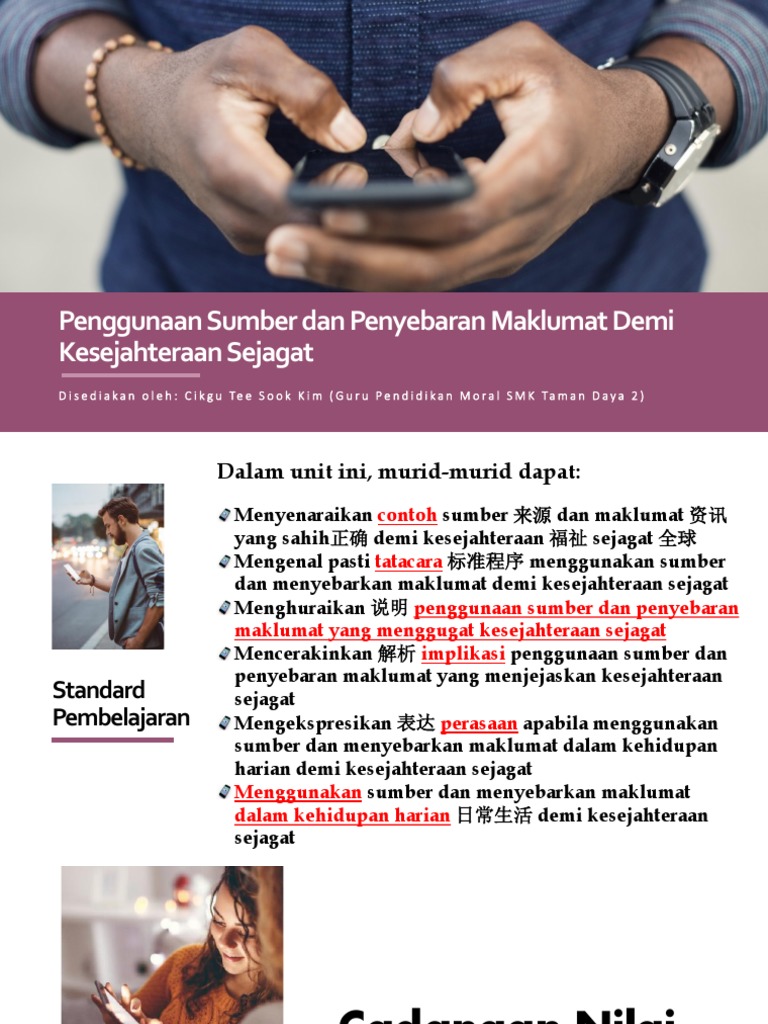 Unit 4 - Penggunaan Sumber Dan Penyebaran Maklumat | PDF