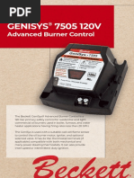 001 GeniSys 7565 Control Manual | PDF | Thermostat | Pump