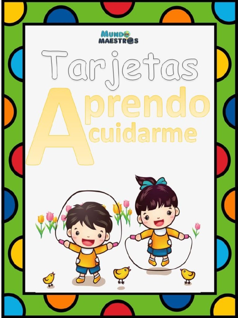Tarjetas Aprendo A Cuidarme | PDF