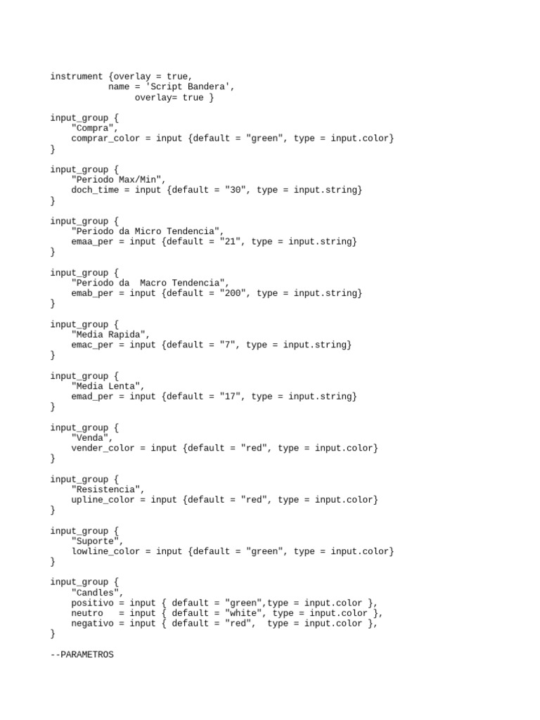 Script Bandera | PDF