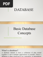 Database Concepts Class 12 Computer Science | PDF | Databases | Relational Database