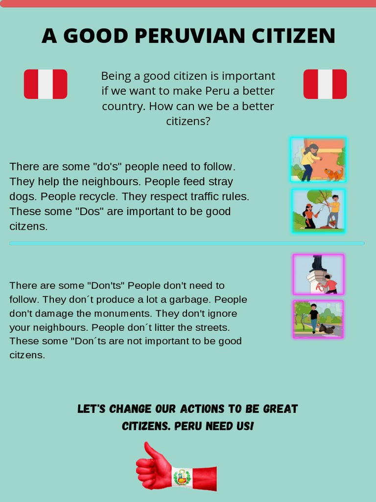 Peruvian Citizenship Guide | PDF | Social Science | Travel