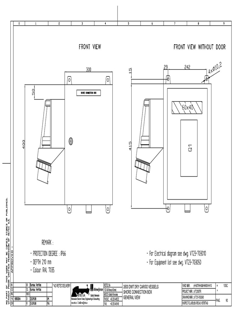 VT23 - Shore Connection Box - 20.10 | Download Free PDF | Electricity ...