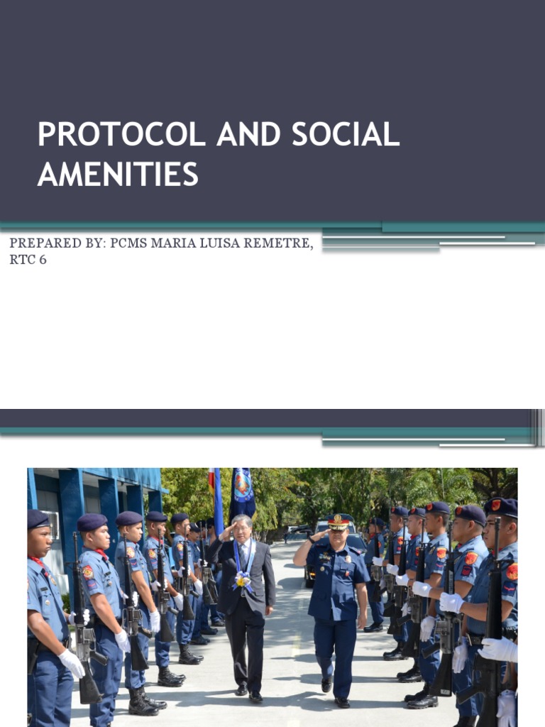 Protocol and Social Amenities | PDF | Clothing