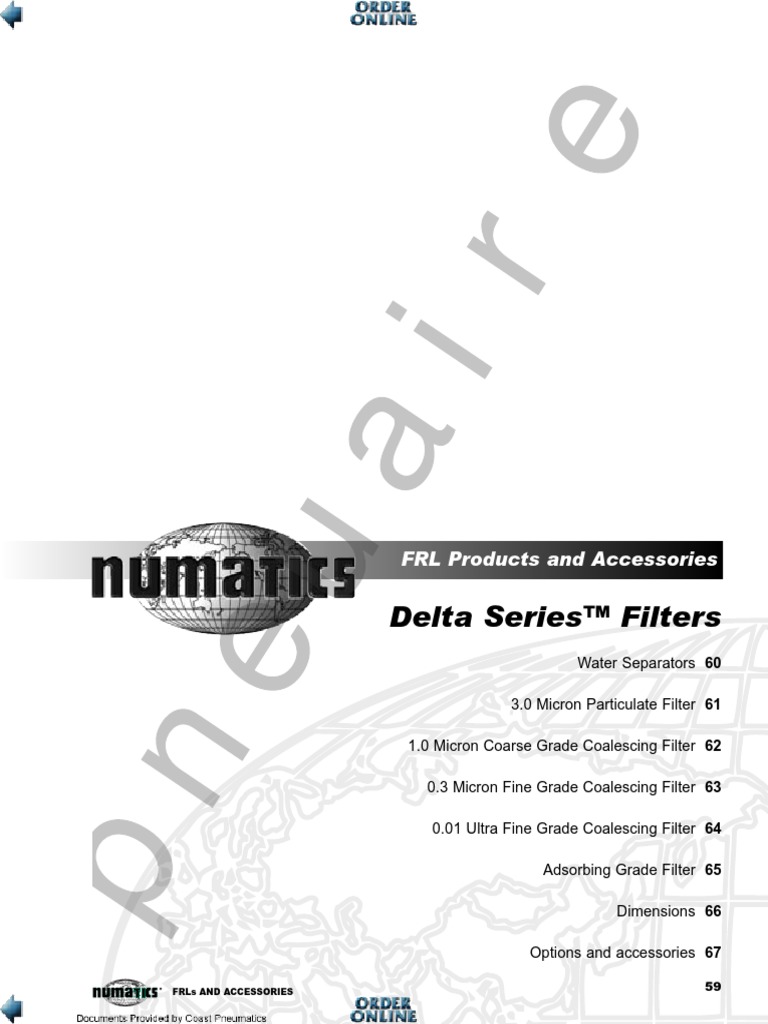 4 Delta Series Filters | PDF | Filtration | Adsorption