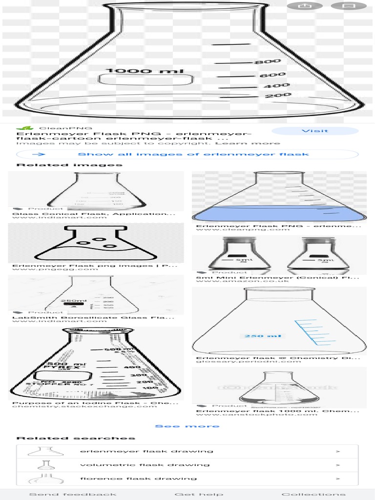 Erlenmeyer Flask Drawing - Google Search 2 | PDF | Laboratory Equipment