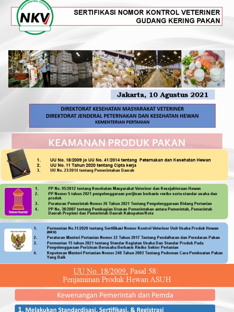 Sertifikasi NKV untuk Produk Hewan | PDF | Griya & Taman