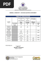 Tos Math 7 First Quarter Exam | PDF | Numbers | Rational Number