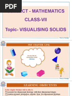 Math 6 - Visualizing and Describing Different Solid Figures | PDF