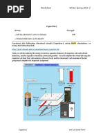 Capacitor Lab Worksheet for Physics 2 | PDF | Capacitance | Capacitor