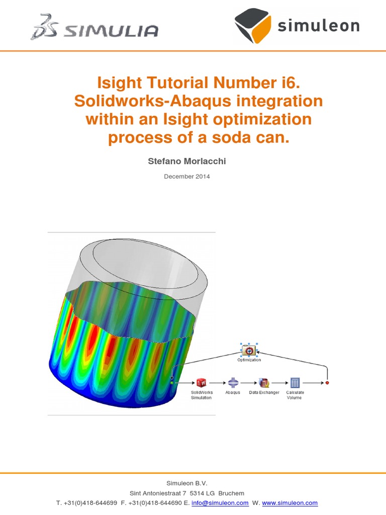 Tutoriali6 IsightAbaqus CAD CAE | PDF | Mathematical Optimization | Parameter (Computer Programming)