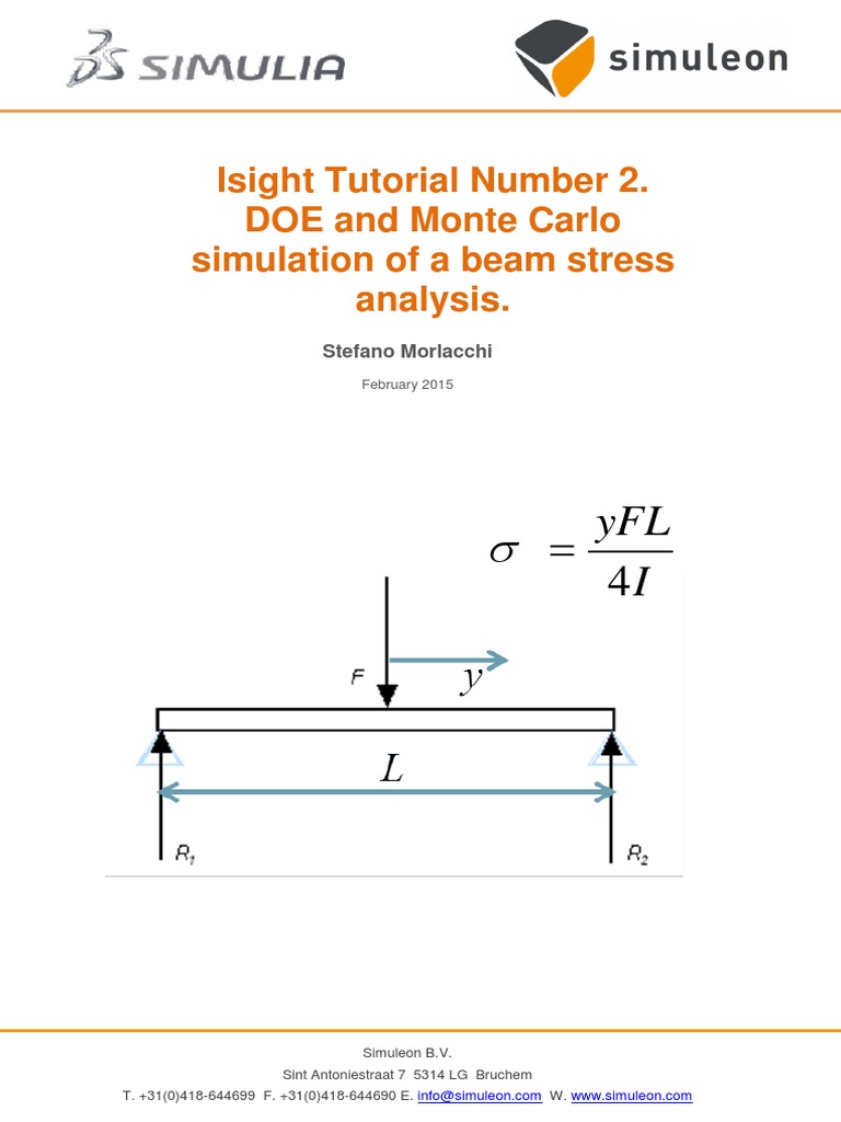 Tutorial I2 - Beam | PDF | Probability Distribution | Parameter (Computer Programming)