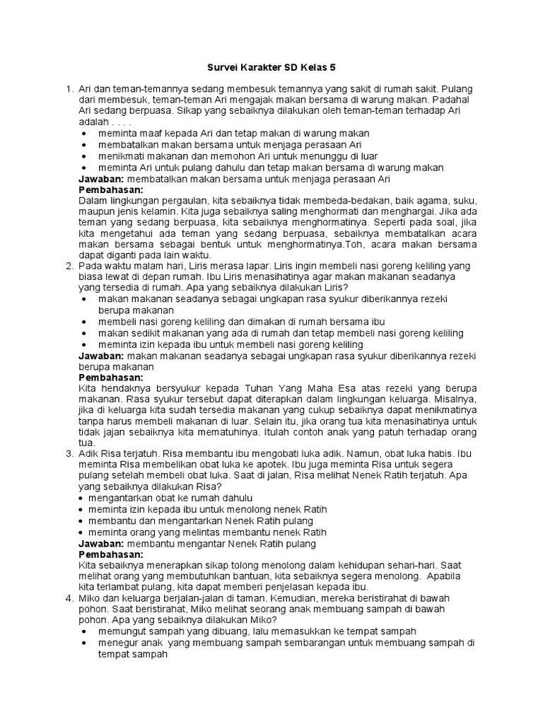 AKM Kelas 5 Fix 1 | PDF | Seni & Disiplin Bahasa