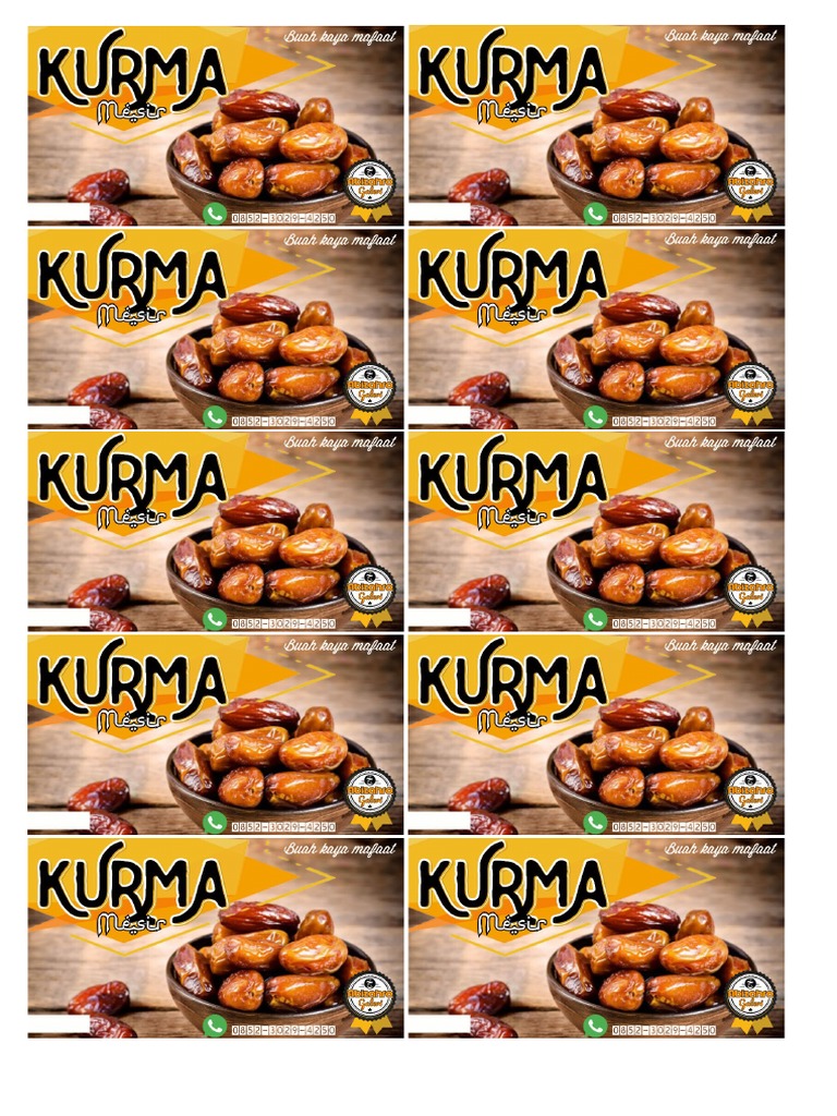 Label Kurma | PDF