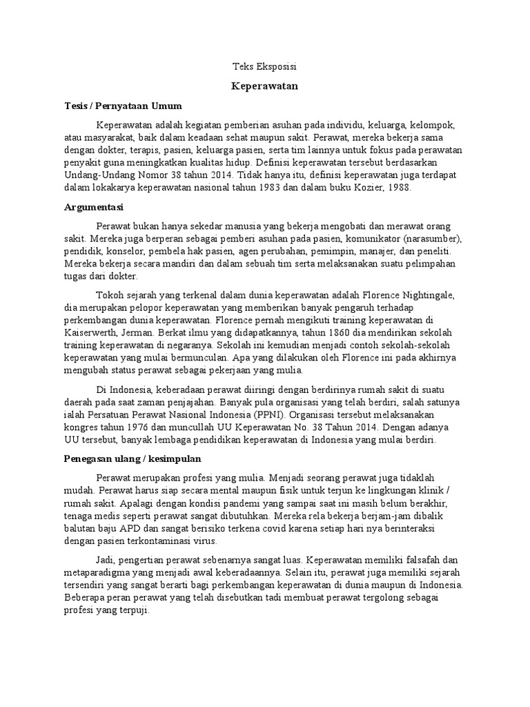 Teks Eksposisi | PDF