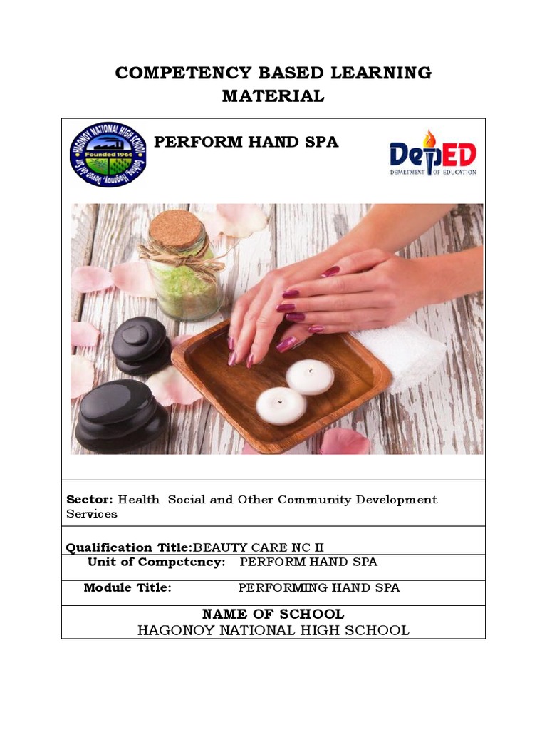 Performing Hand Spa: A Training Guide | PDF | Dermatitis