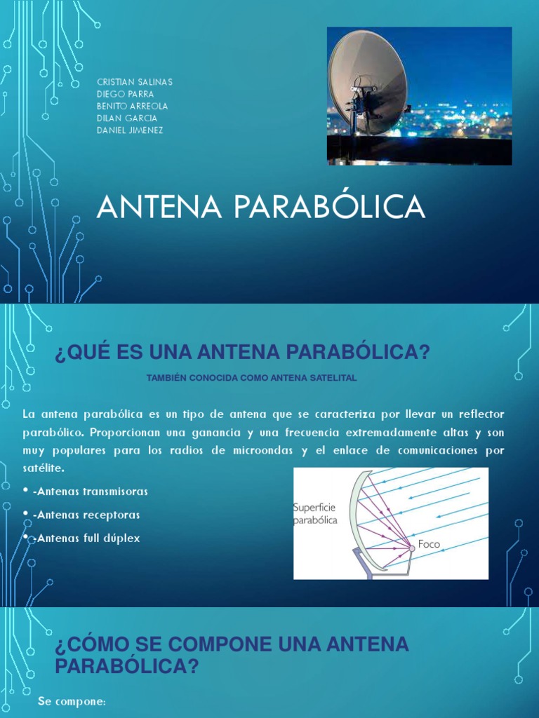 Antena Parabolica | PDF | Antena (Radio) | Telecomunicaciones