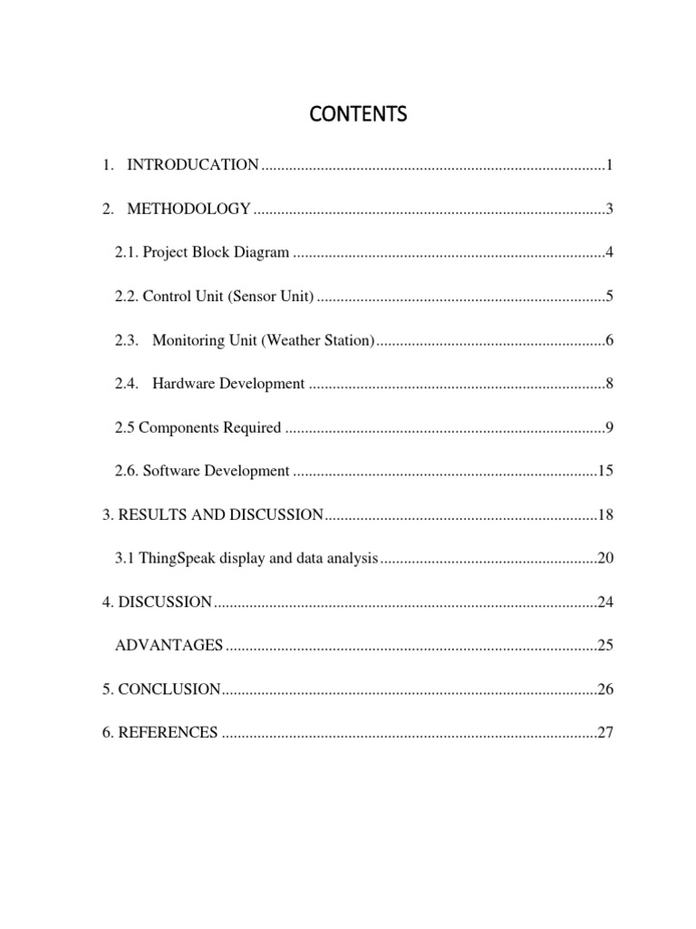 Weather Reporting System (IOT) PDF | PDF | Internet Of Things ...