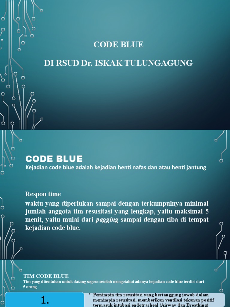 Prosedur Code Blue di RSUD Dr. Iskak | PDF
