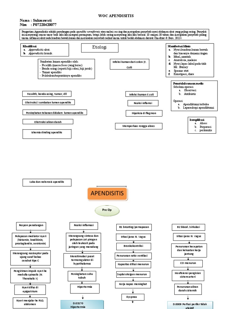 Woc Apendisitis Sukma | PDF