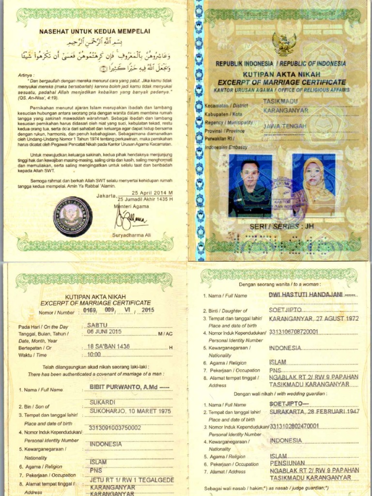 Akta Nikah Pdf