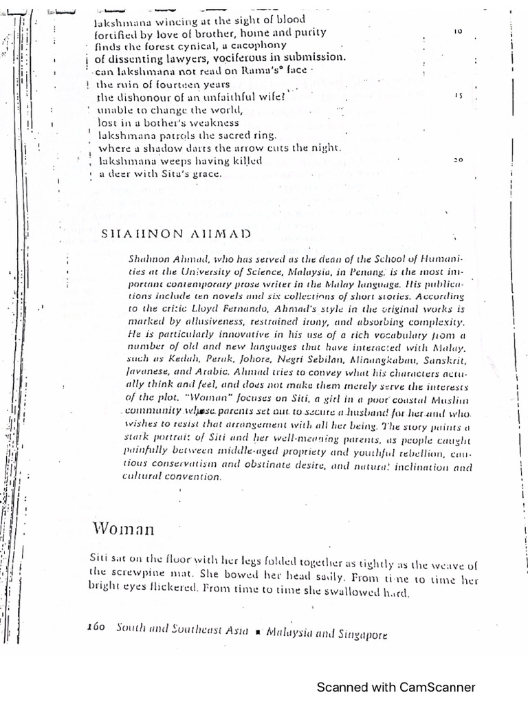 Woman - Shahnon Ahmad | PDF