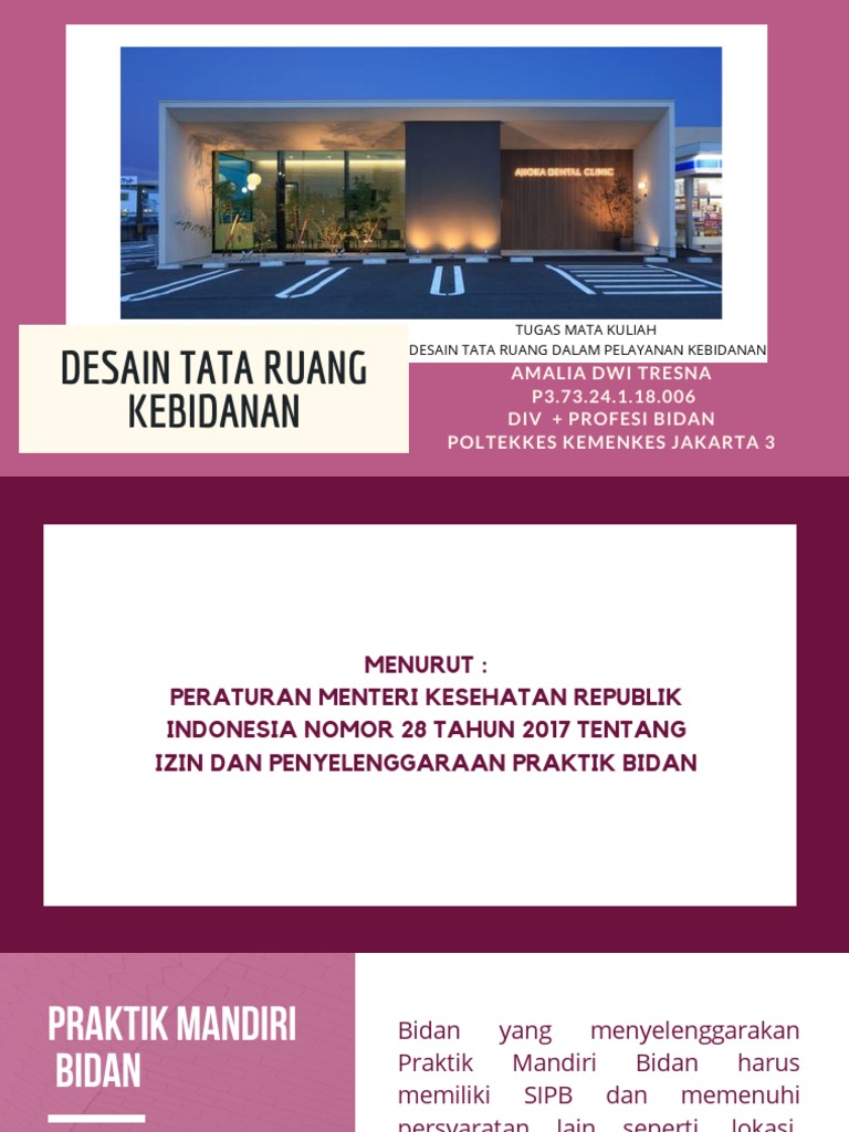 Desain Ruang Praktik Bidan Ideal | PDF