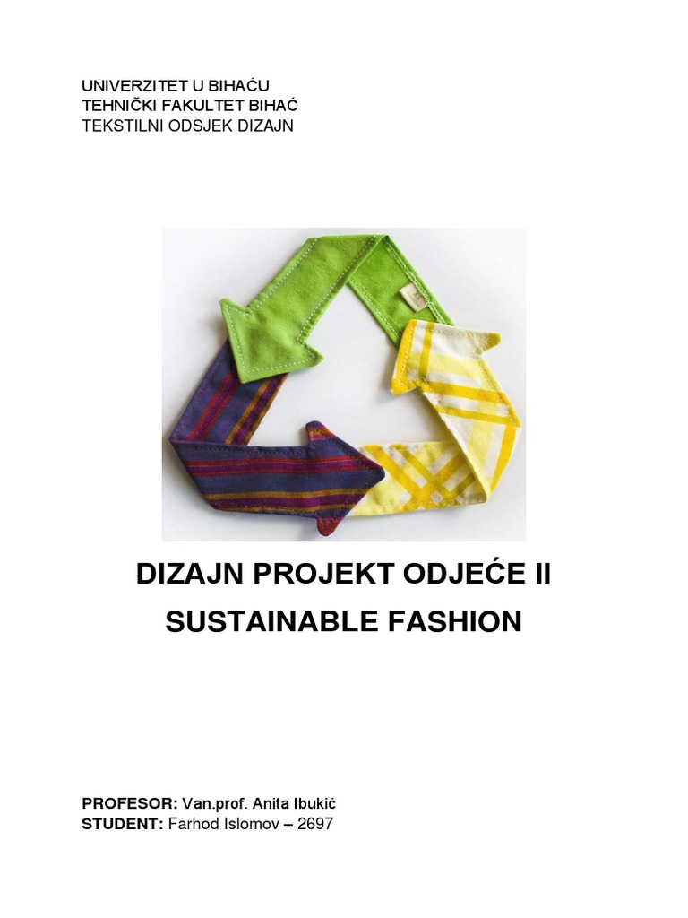 Dizajn Projekt Odjeće II | PDF