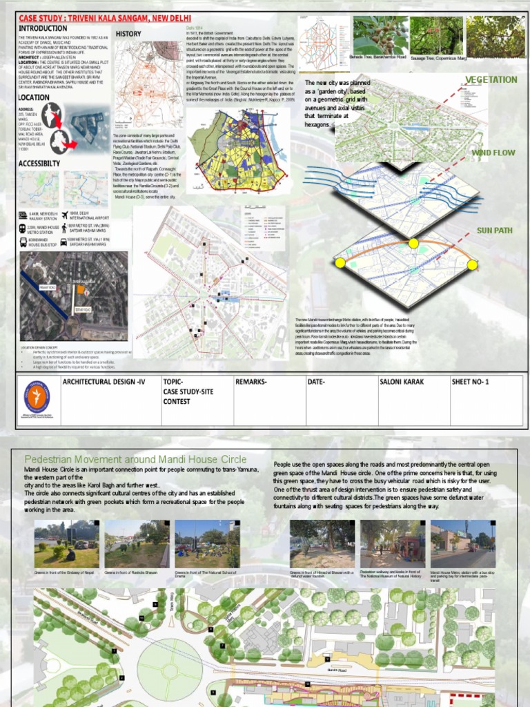 Site Context Study | PDF | Performing Arts | Delhi