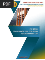 Pedoman Penulisan Tesis UGM FIB | PDF