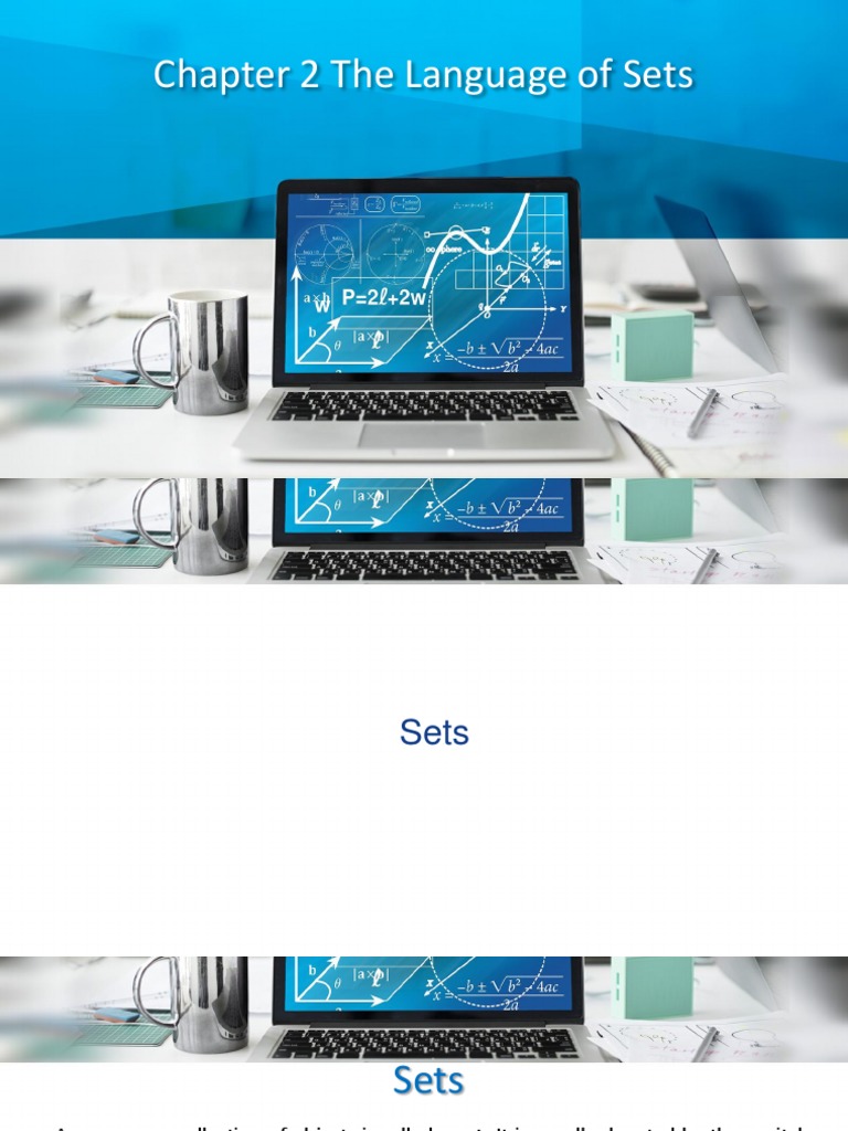 Chapter 2 The Language of Sets | PDF | Set (Mathematics) | Numbers