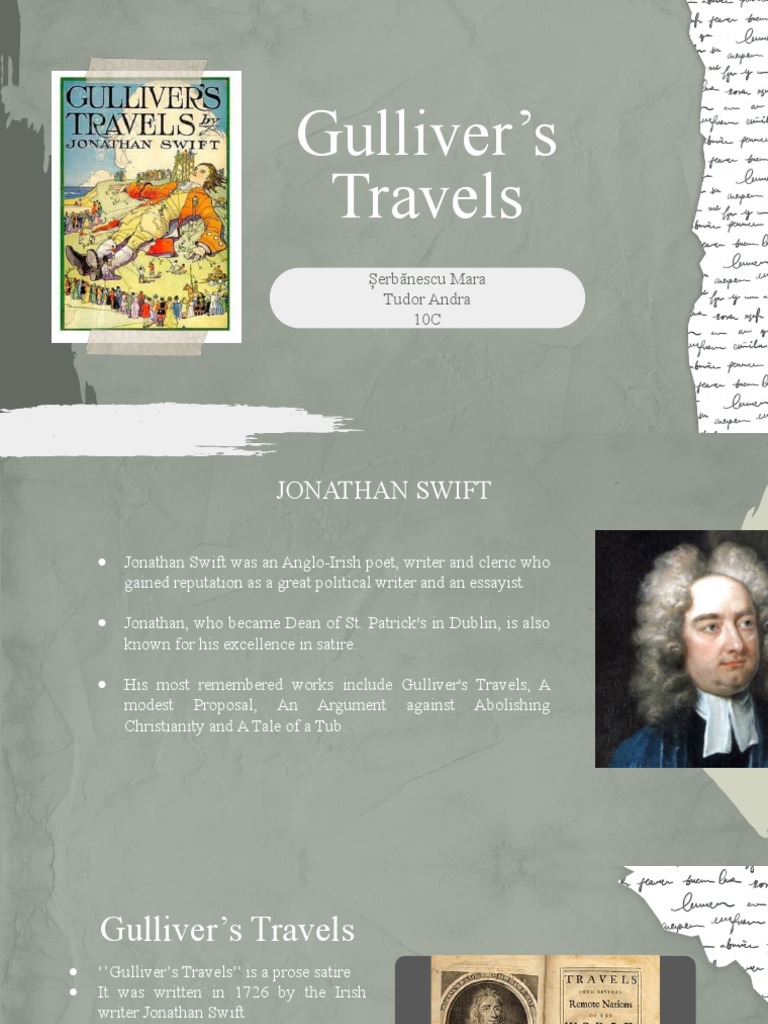 Gulliver’s Travels Satire Ridicules Pride & Opinions | PDF | Jonathan ...