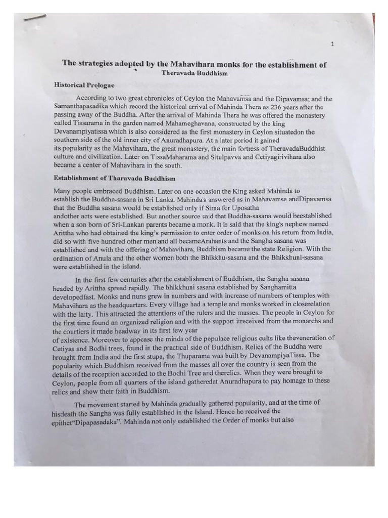 Mahavihara. Kusala Thero | PDF