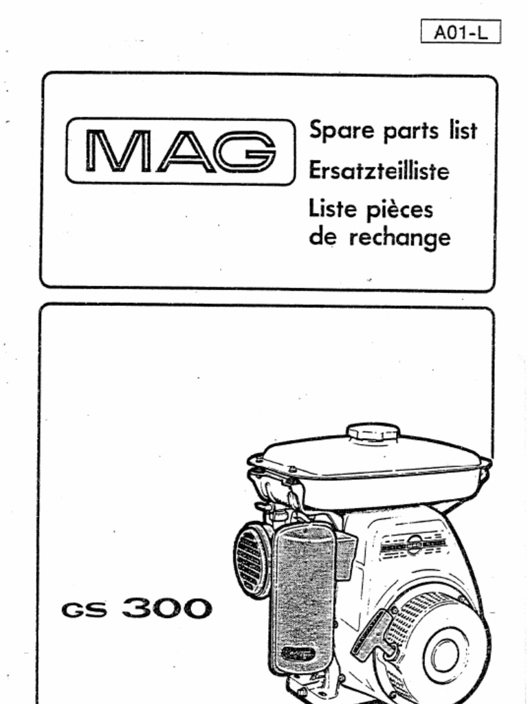 07909-51270 Kubota Mag GS 300 | PDF