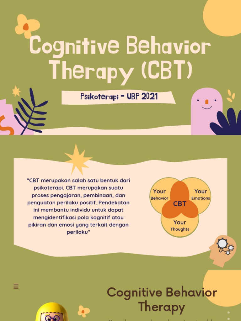 Cognitive Behavior Therapy Cbt Psikoterapi Ubp 2021 Pdf