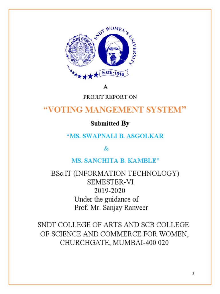 Introduction To Online Voting System 1 | PDF | Html Element | Html