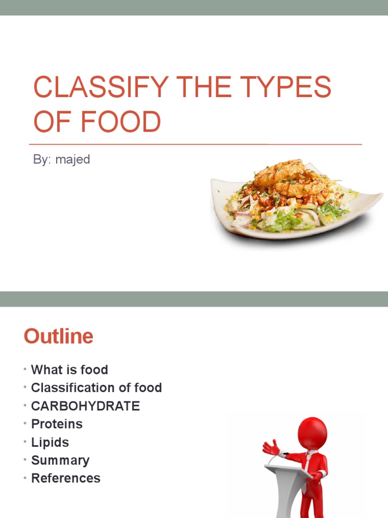 Classify Types of Food | PDF | Carbohydrates | Foods