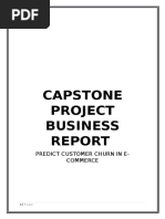 Capstone - Project - Final - Report - Churn - Prediction | PDF | Statistical Classification ...